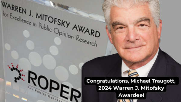 Winner of 2024 Warren J. Mitofsky Award | ROPER CENTER